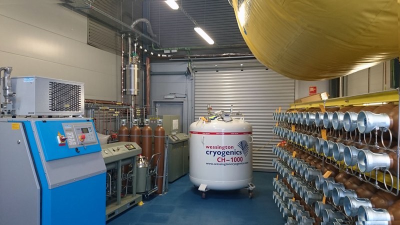 Alba opens a liquid helium recovery plant - ALBA Synchrotron