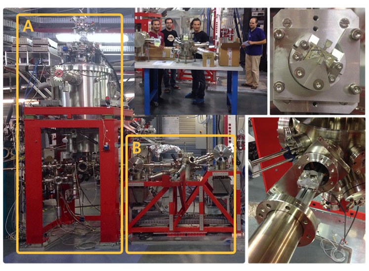 Installation of the new sample transfer system - ALBA Synchrotron