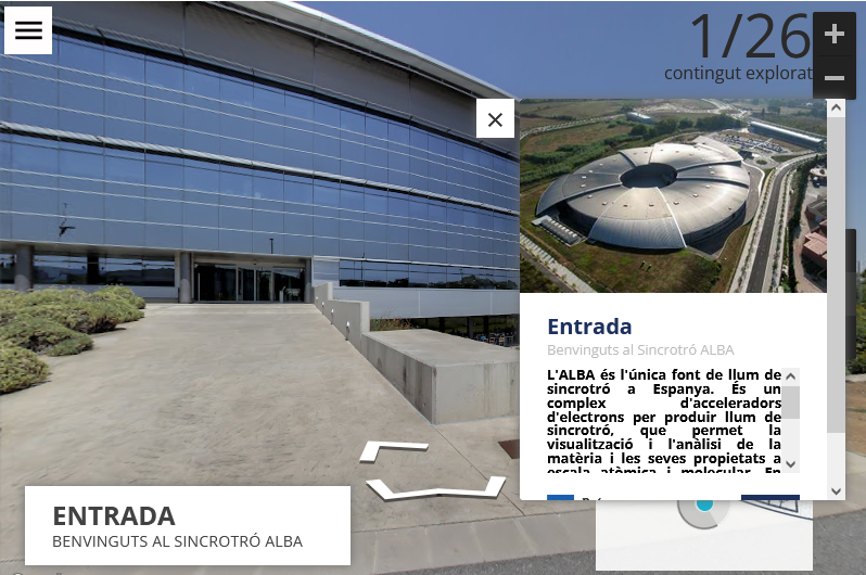 Tour Virtual - Sincrotrón ALBA